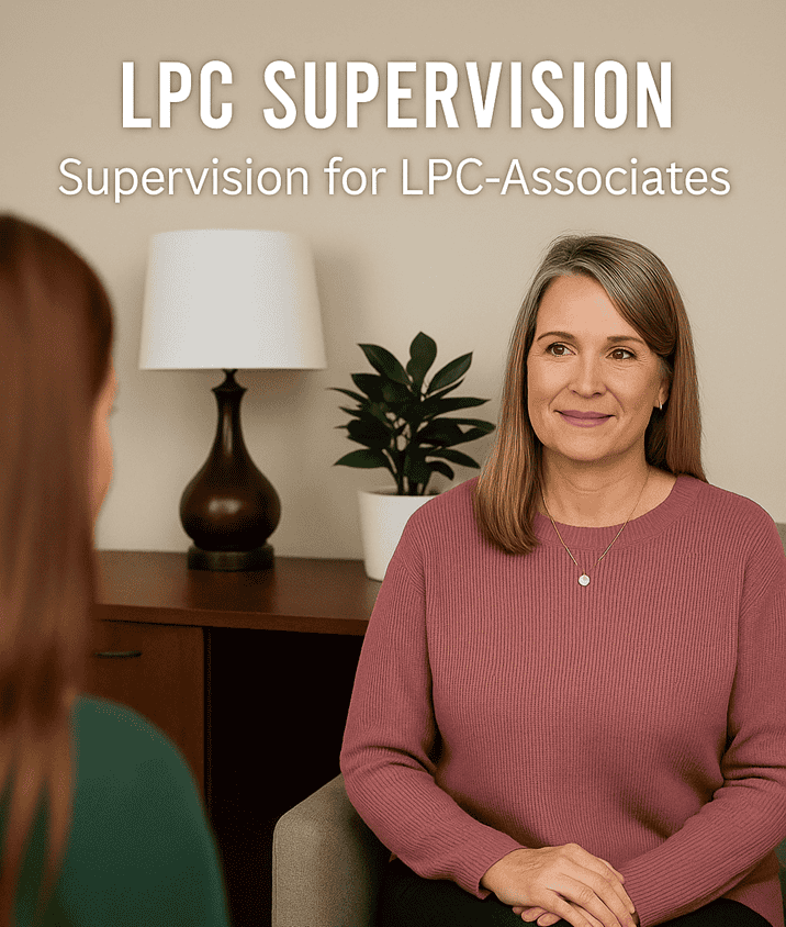 LPC Supervision with Susan Baker, LPC-S in Sugar Land and Katy, Texas
